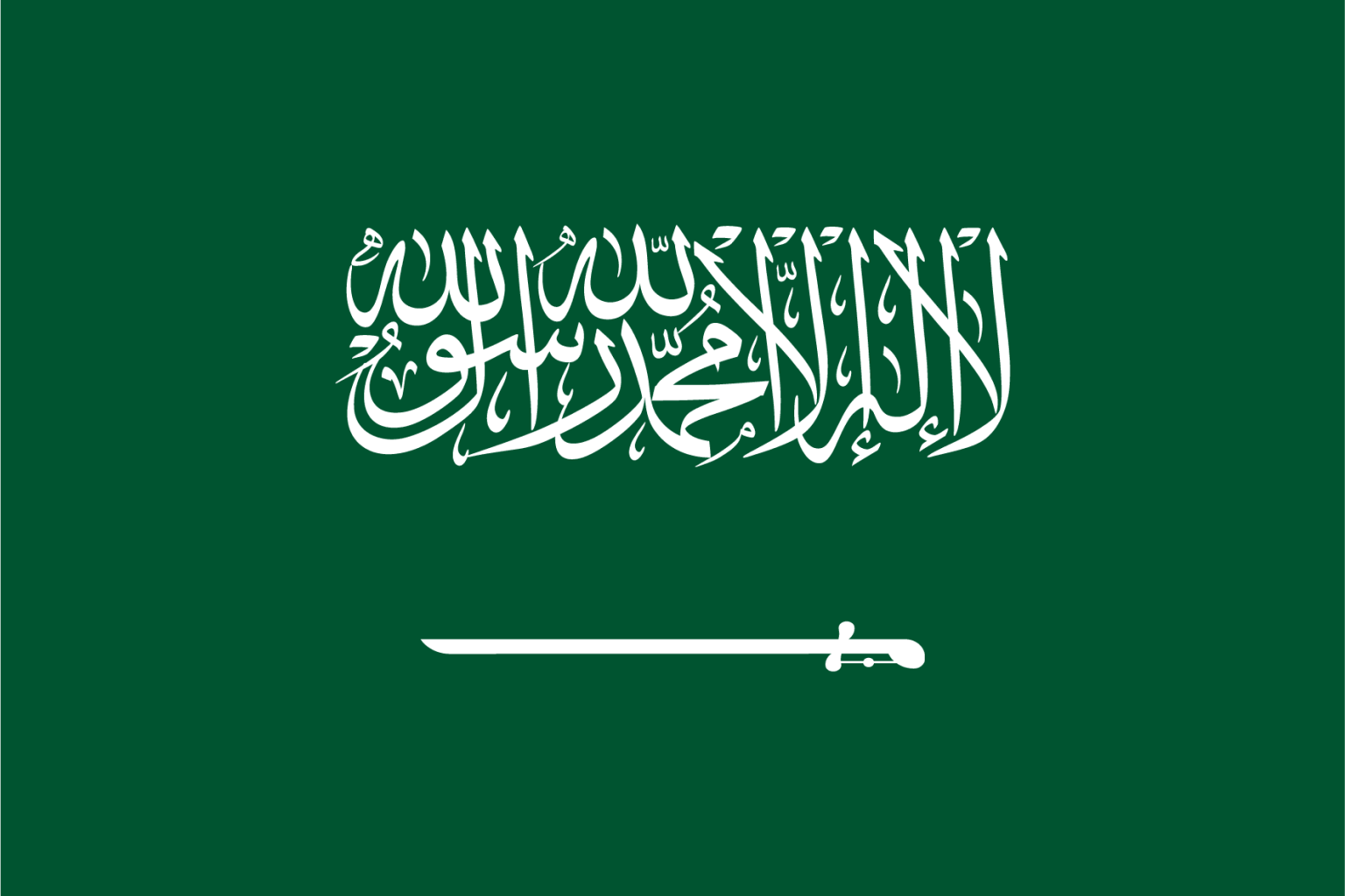 Bendera Arab Saudi: Satu-satunya Bendera yang Tak Pernah Dikibarkan ...